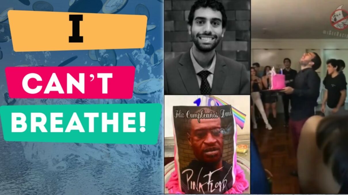 University Student's George Floyd Birthday Cake & 'I Can't Breathe ...